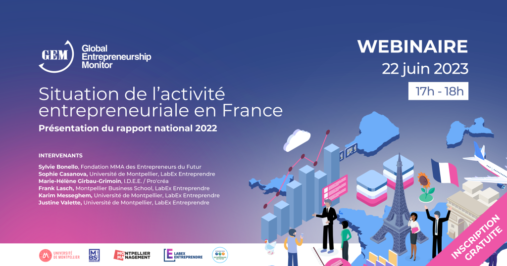 Webinaire sur la situation entrepreneuriale en France - Labex Entreprendre